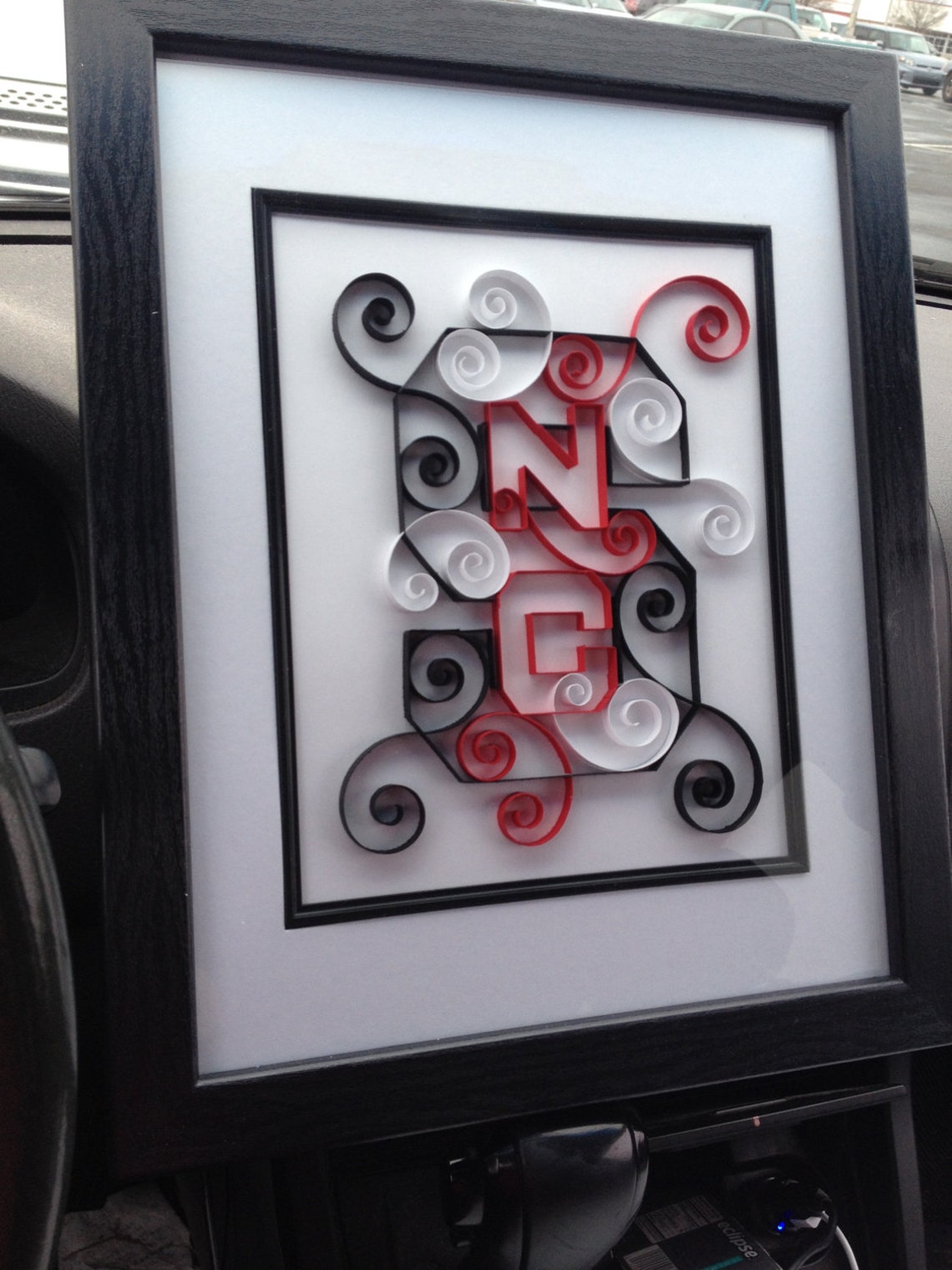 NC State Quilled Logo Paper Quilling Art Paper Quilling - Etsy