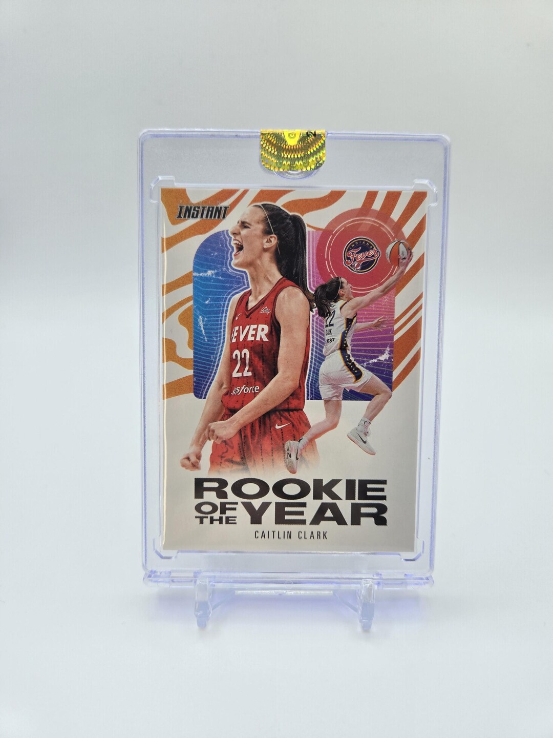 Caitlin Clark Rookie Card: 2024 Panini Instant WNBA ROY - Gold Seal ...