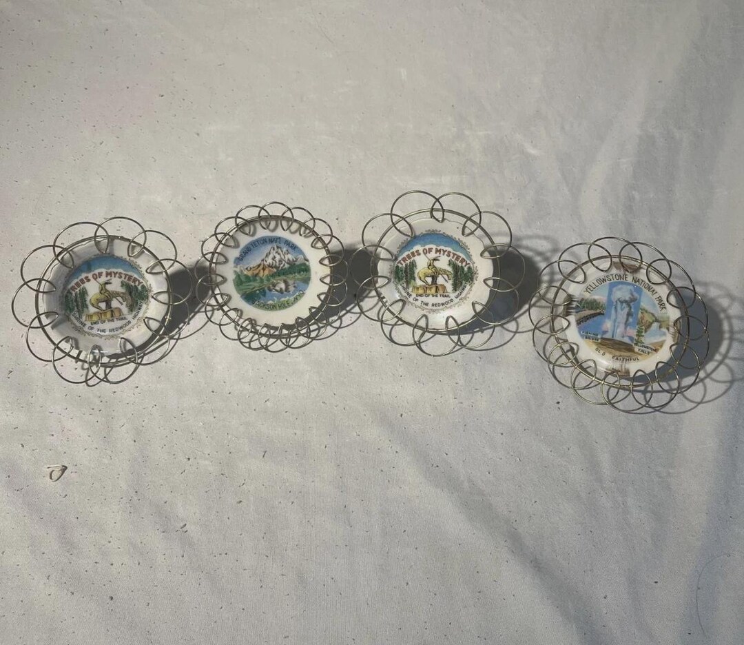 Vintage Trees of Mystery Mini Ash Trays, Victorian Style - Etsy