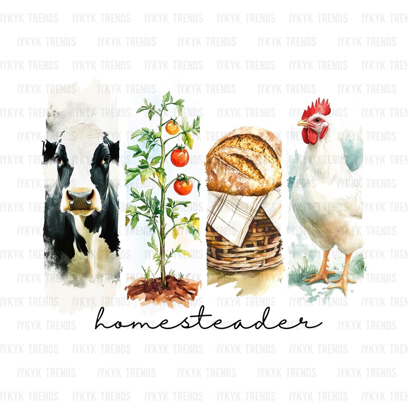 Homesteader Png | Watercolor Brushstroke Homestead Mama Digital ...