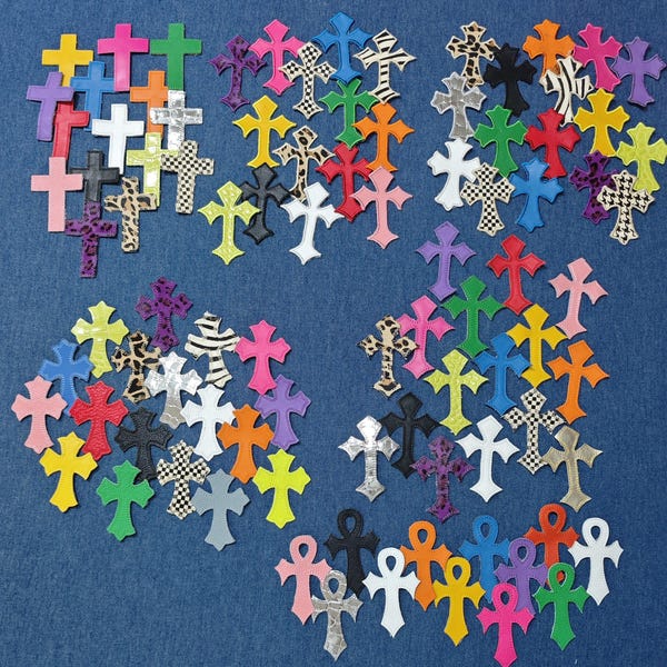 Chrome Heart Crosses Patches - Etsy