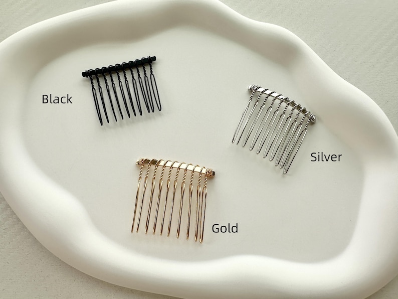 Gold Metal Comb,1 Pcs Comb,hair Comb Supplies,headpiece Diy,hair Comb ...