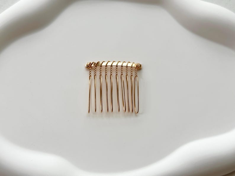 Gold Metal Comb,1 Pcs Comb,hair Comb Supplies,headpiece Diy,hair Comb ...