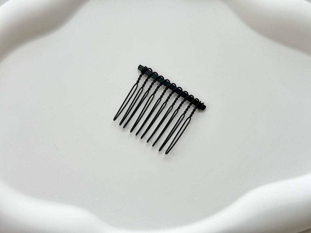 10 Teeth Comb,metal Hair Comb,diy Bridal Hair Comb,hair Comb Blank ...