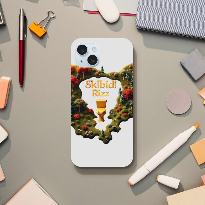 Skibidi Rizz With Toilet on Map of Ohio Tough Case - Etsy