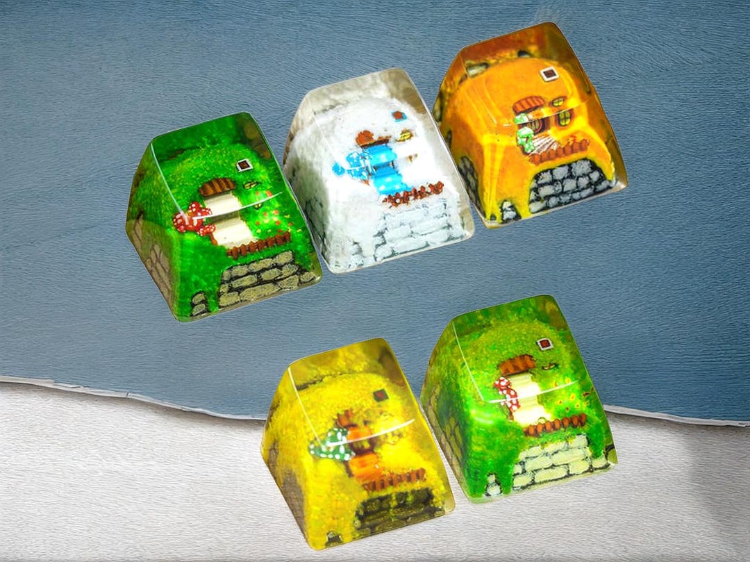 The LOTR Dwarf’s House Artisan Keycap Set – Handmade LOTR Resin Keycaps ...