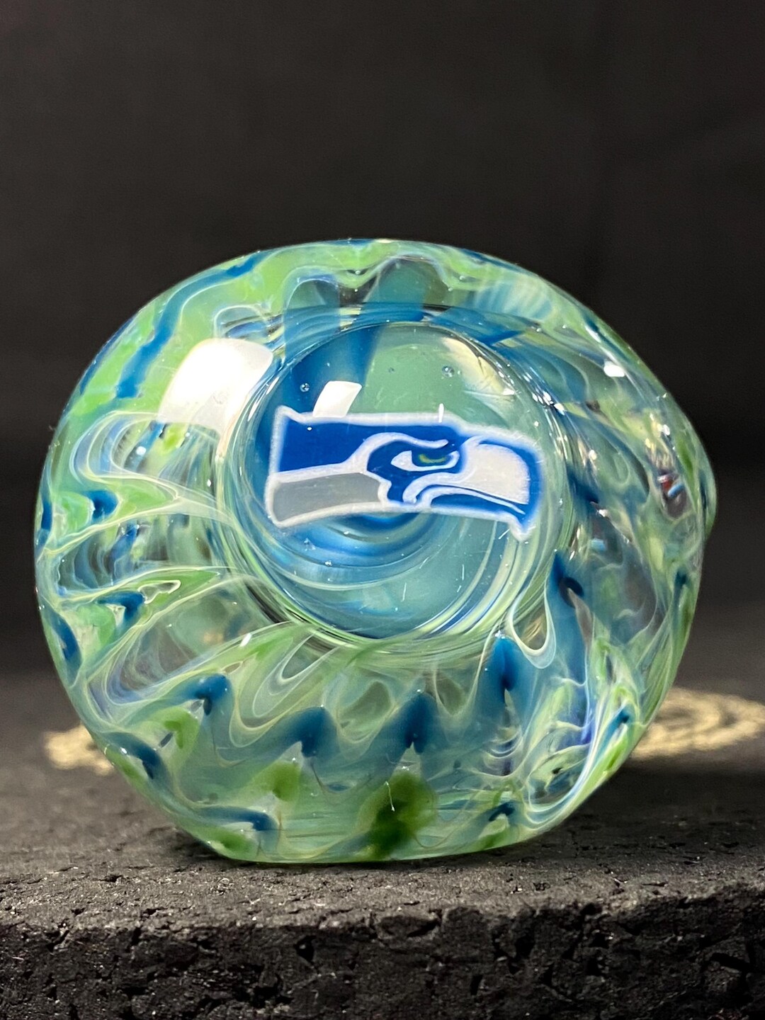 Seattle Seahawks Glass Pipe - Etsy