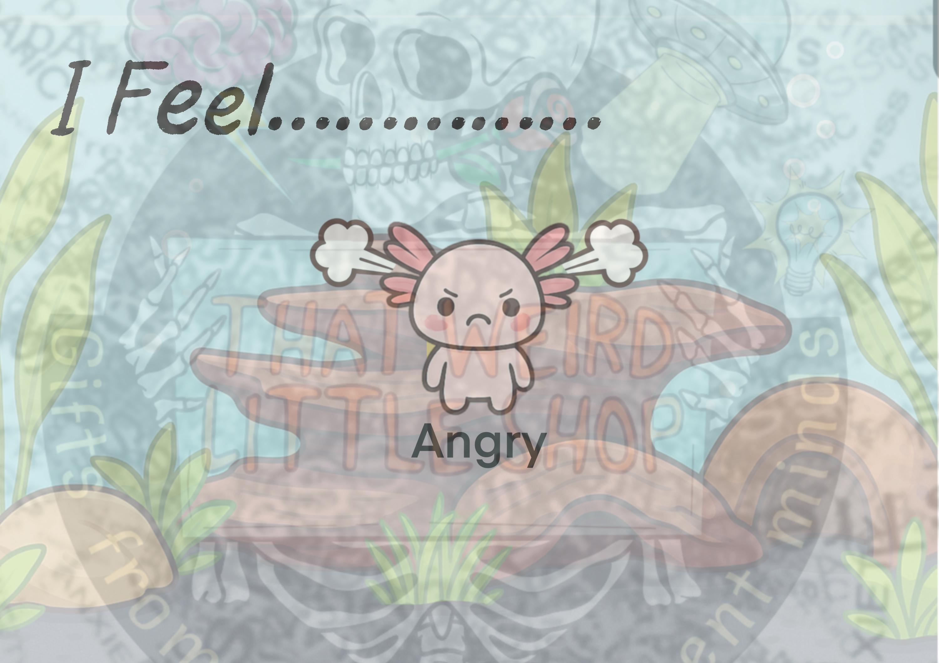 Axolotl Emotions Chart: Printable Feelings Board for Kids (PNG Pack) - Etsy