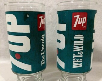 7 up Glass | Etsy