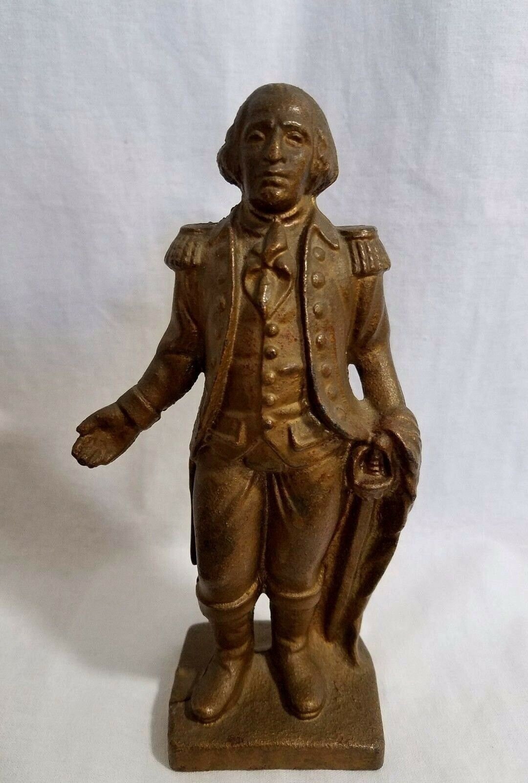 Vintage Hubley Bank George Washington 2 Pieces Copper Bronze 6.5 Inches ...