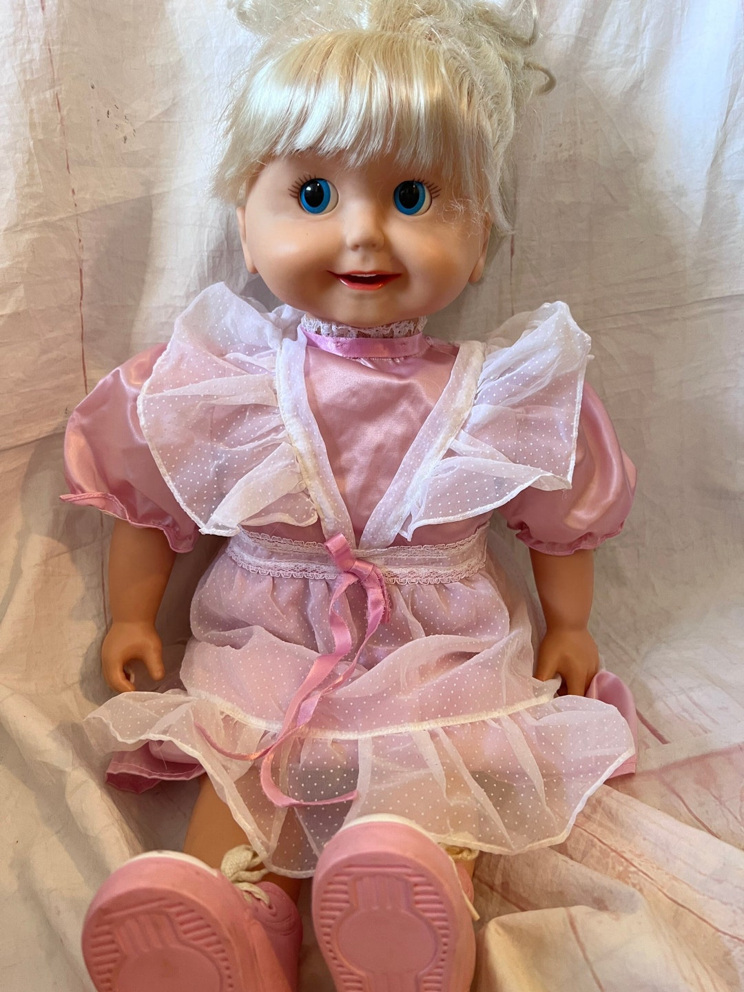 1986 Cricket Doll Blonde Blue Eyes Tape Player Works Comes With Tape - Etsy