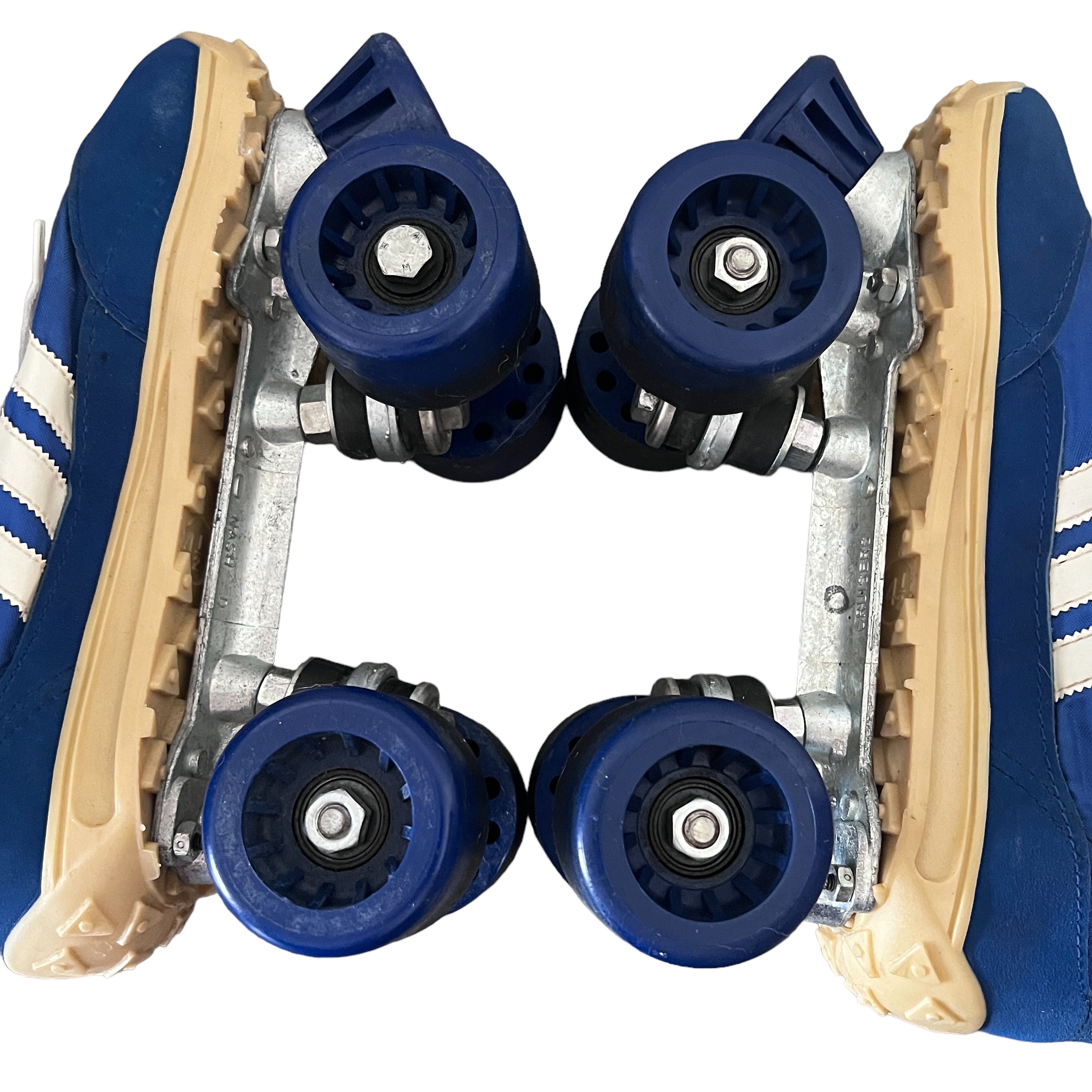 1979 Adidas Nash Cruisers Roller Skates Blue White Stripes Sneakers ...
