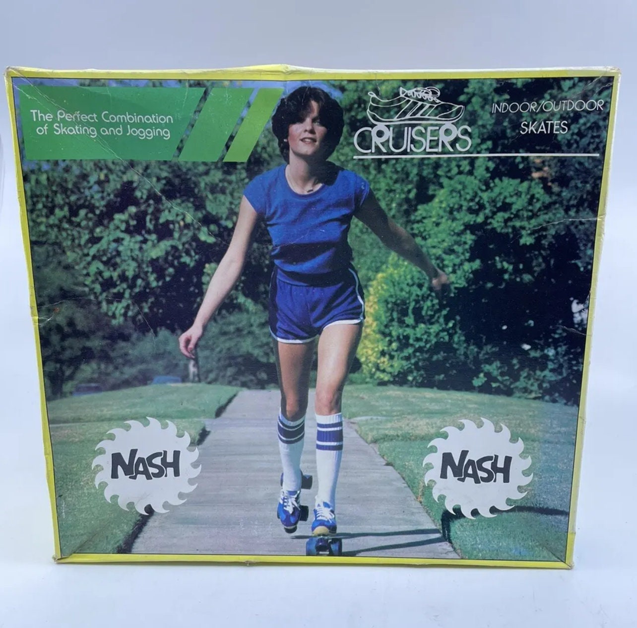 1979 Adidas Nash Cruisers Roller Skates Blue White Stripes Sneakers ...