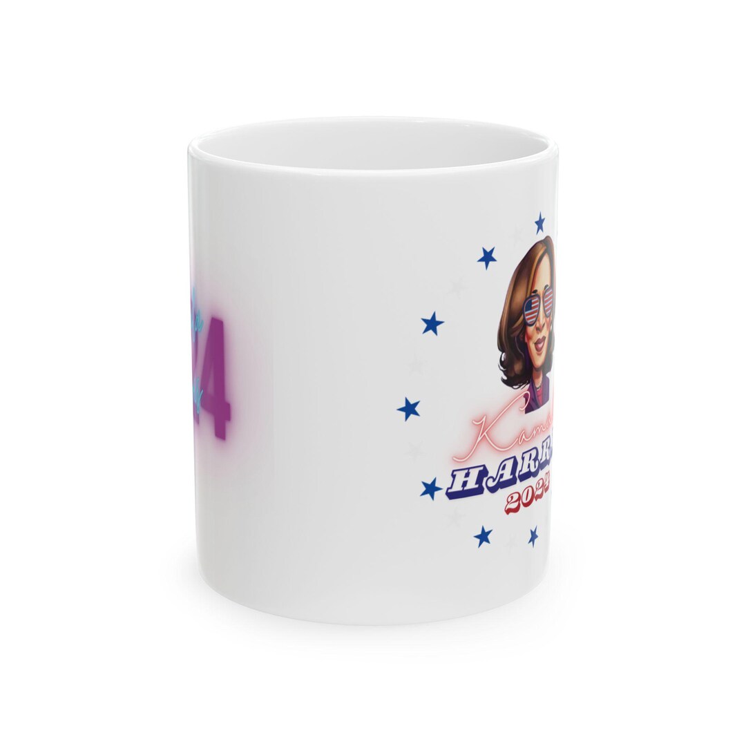 Kamala Harris 2024 Ceramic Mug, Political Gift, Election Day Campaign ...