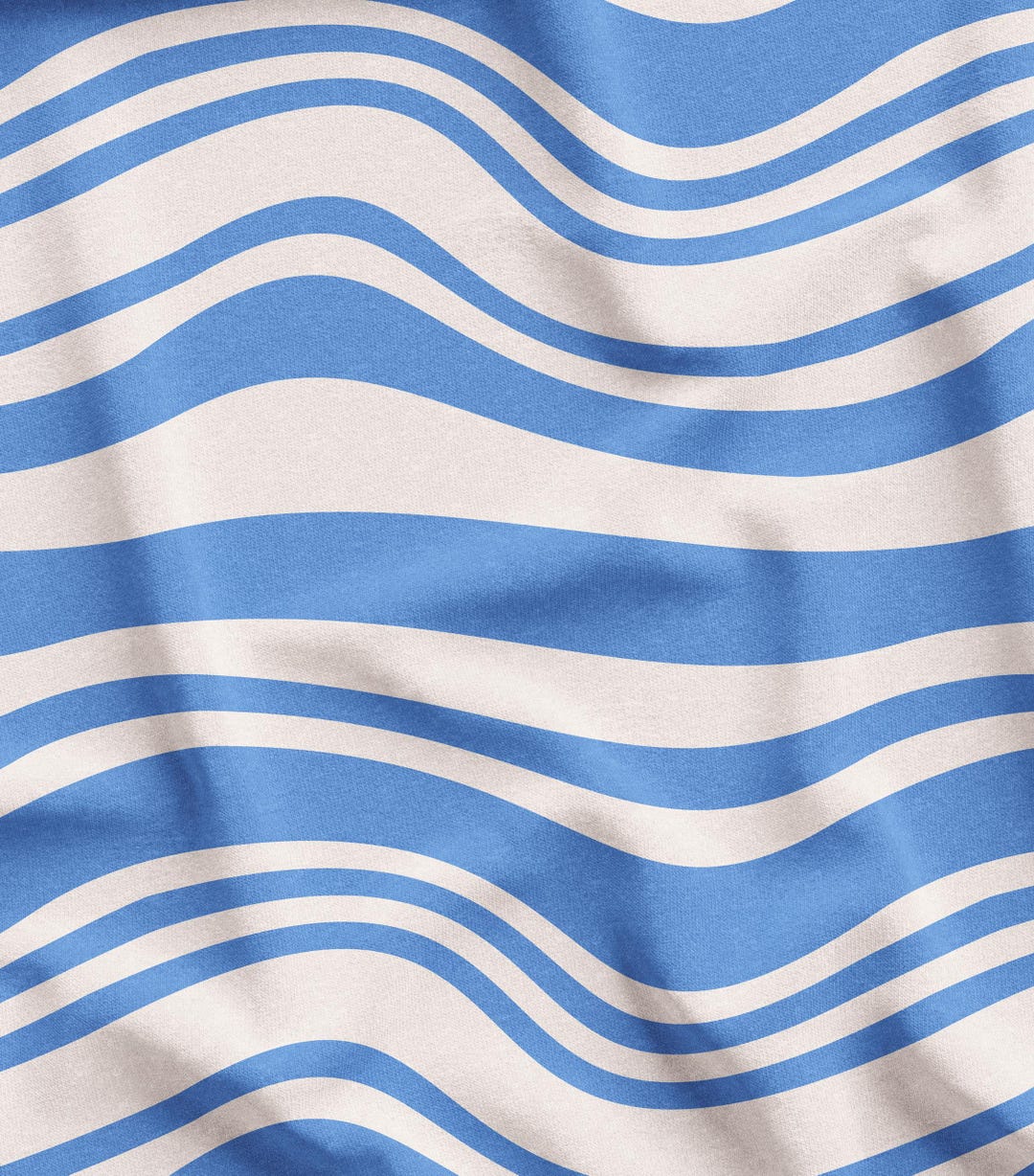 Blue and White Ocean Wave Fabric ,microfiber Upholstery Fabric Sofa ...