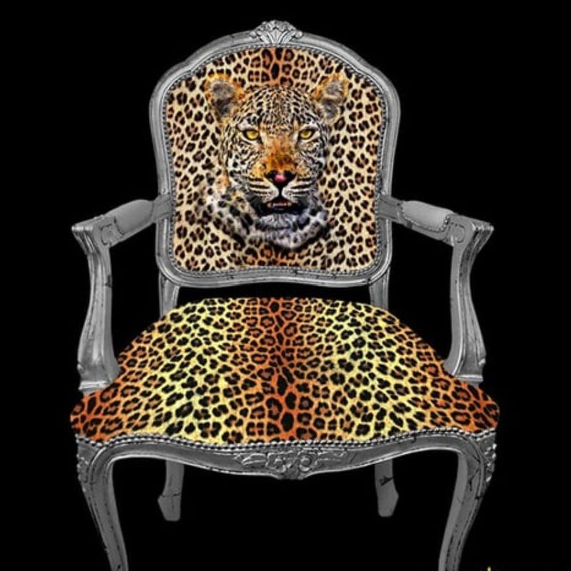 Leopard Bench - Etsy
