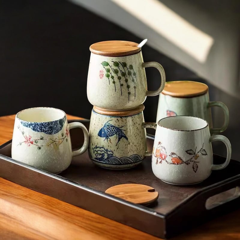 Ceramic Mug With Lid - Etsy