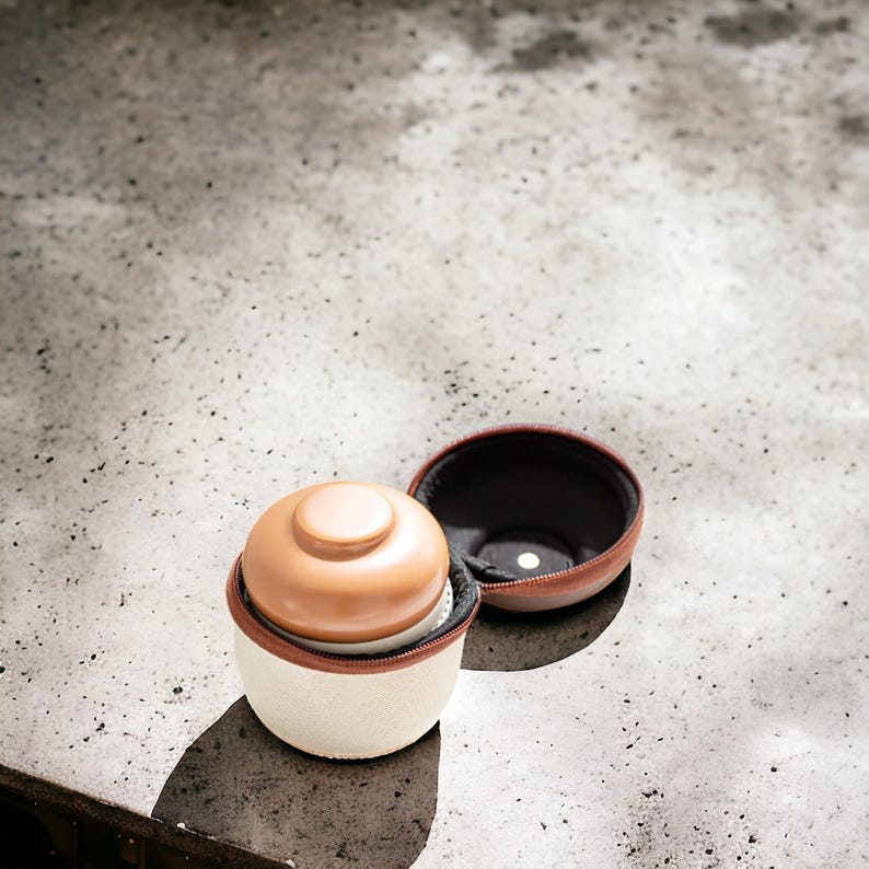 Portable Ceramic Tea Maker With Infuser 200ml Travel Tea Set Stylish ...