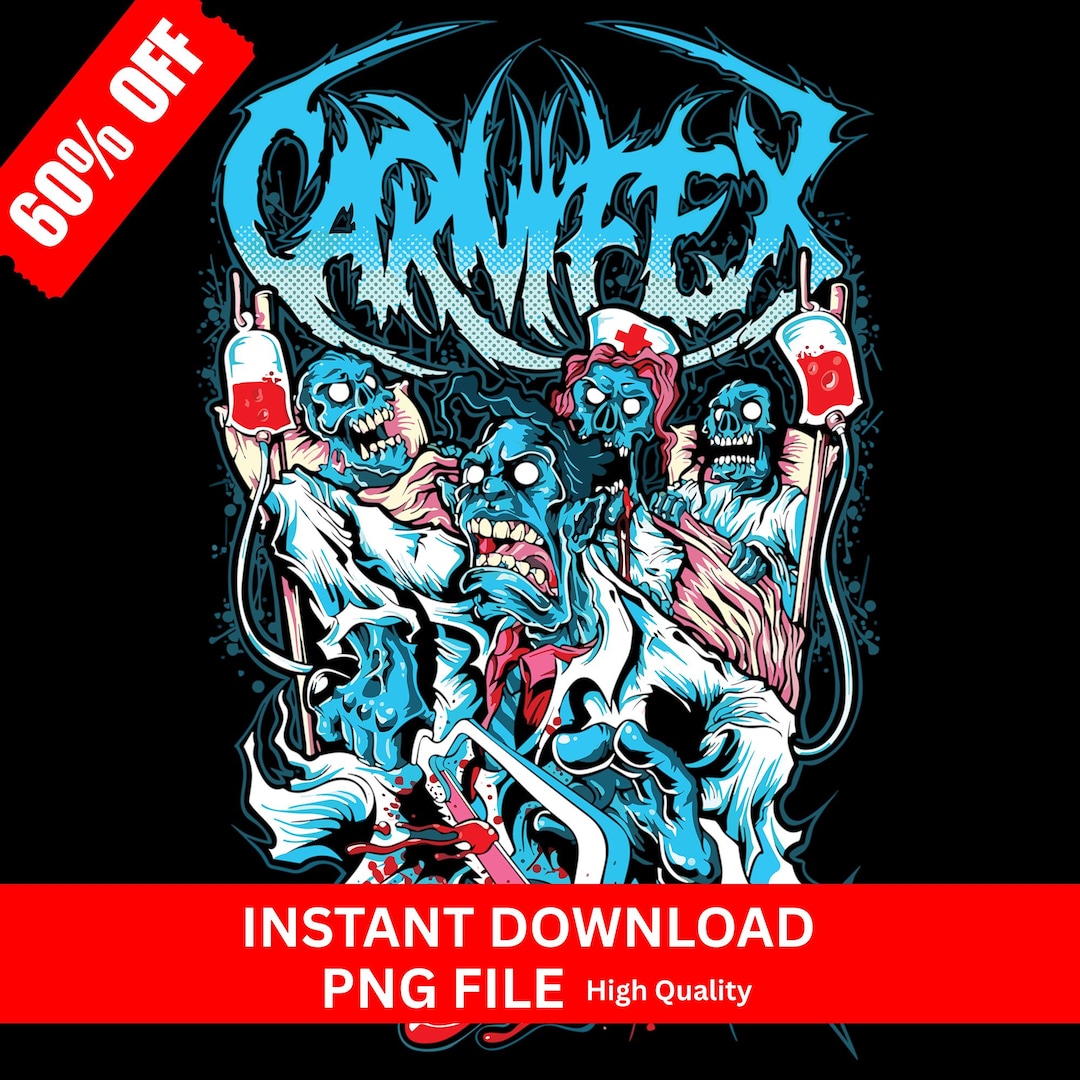Heavy Metal Band T-shirt Designs PNG Digital Download 300DPI REGULATION ...