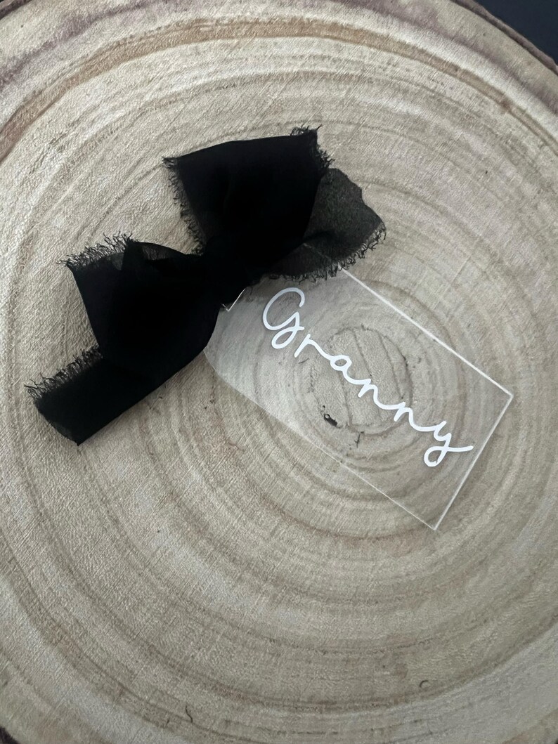 Acrylic Place Name, Table Names, Christmas Table Decor, Name Cards ...