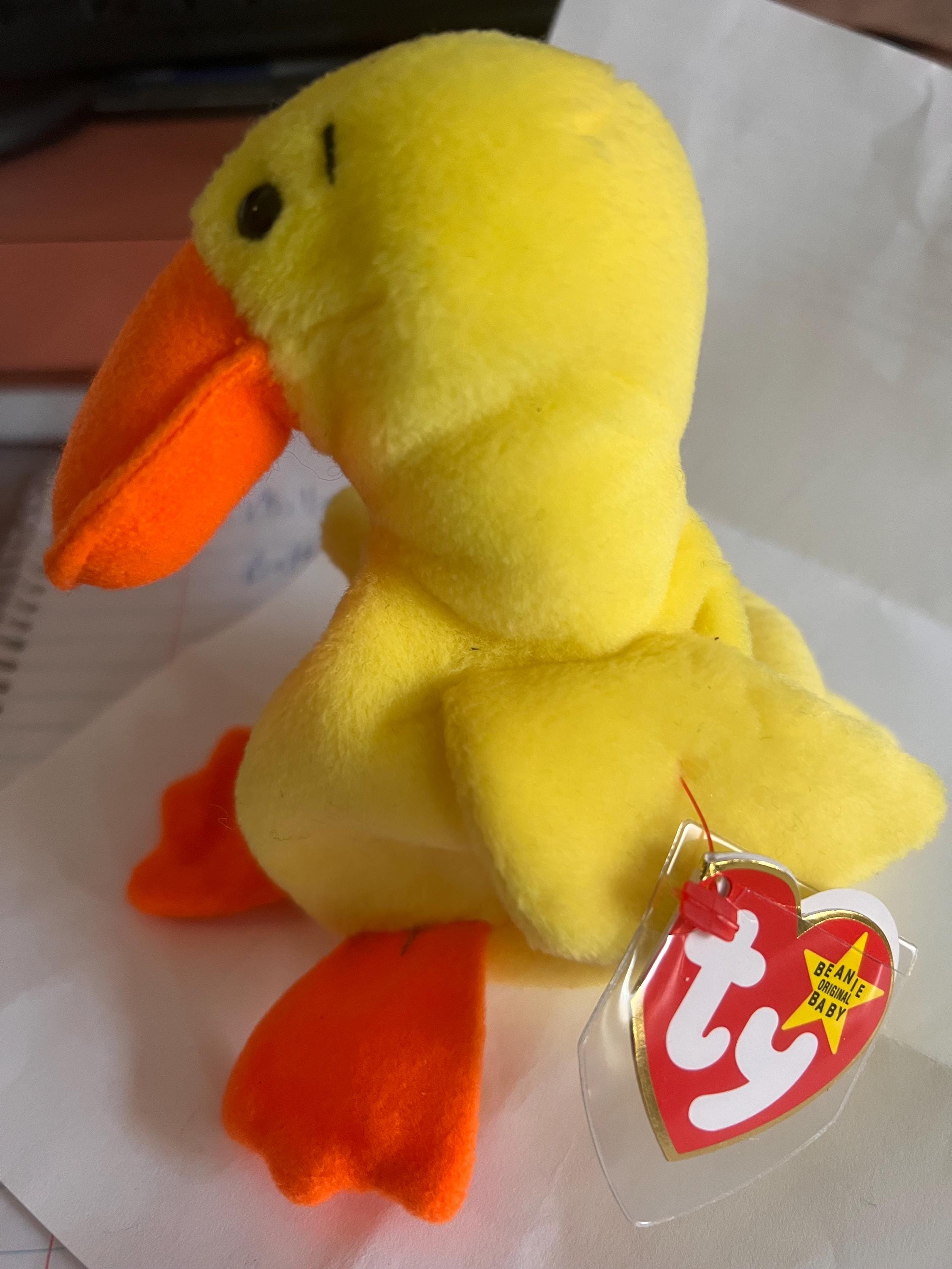 Mint - Rare 1993 QUACKERS Ty Beanie Baby - PVC Pellets - Tag Errors - Etsy