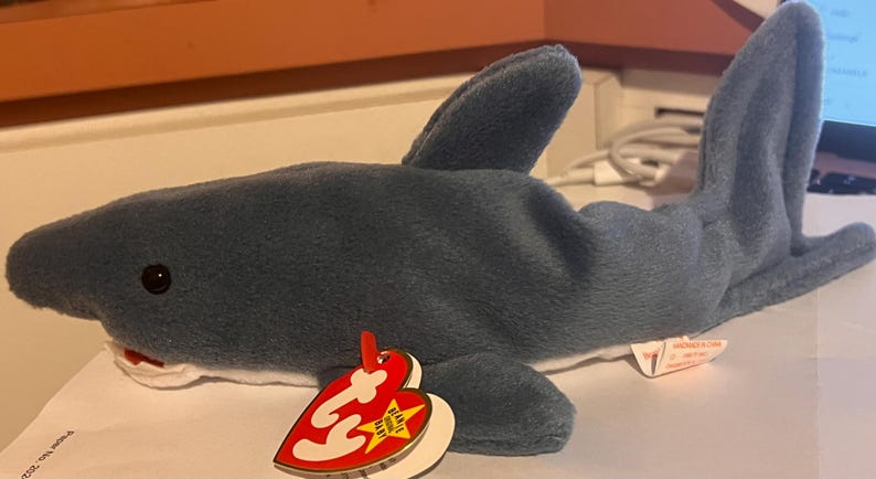 TY Beanie Baby CRUNCH Rare Retried 1996 With PVC Pellets/errors. - Etsy