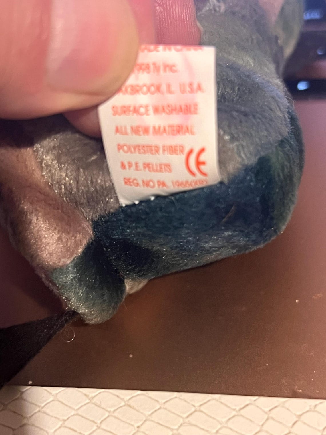 Ty Beanie Baby “batty” the Bat Tie Dye RARE With ERRORS 1996/1998 Mix ...