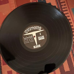 Nirvana Bleach 1989 Vinly Original SP34 1/2000 Cover VG Media NM RARE ...