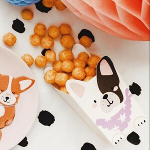 DOG COLLECTION - Snack Boxes, Dogs, Birthday, Children's Buffet, Set of ...