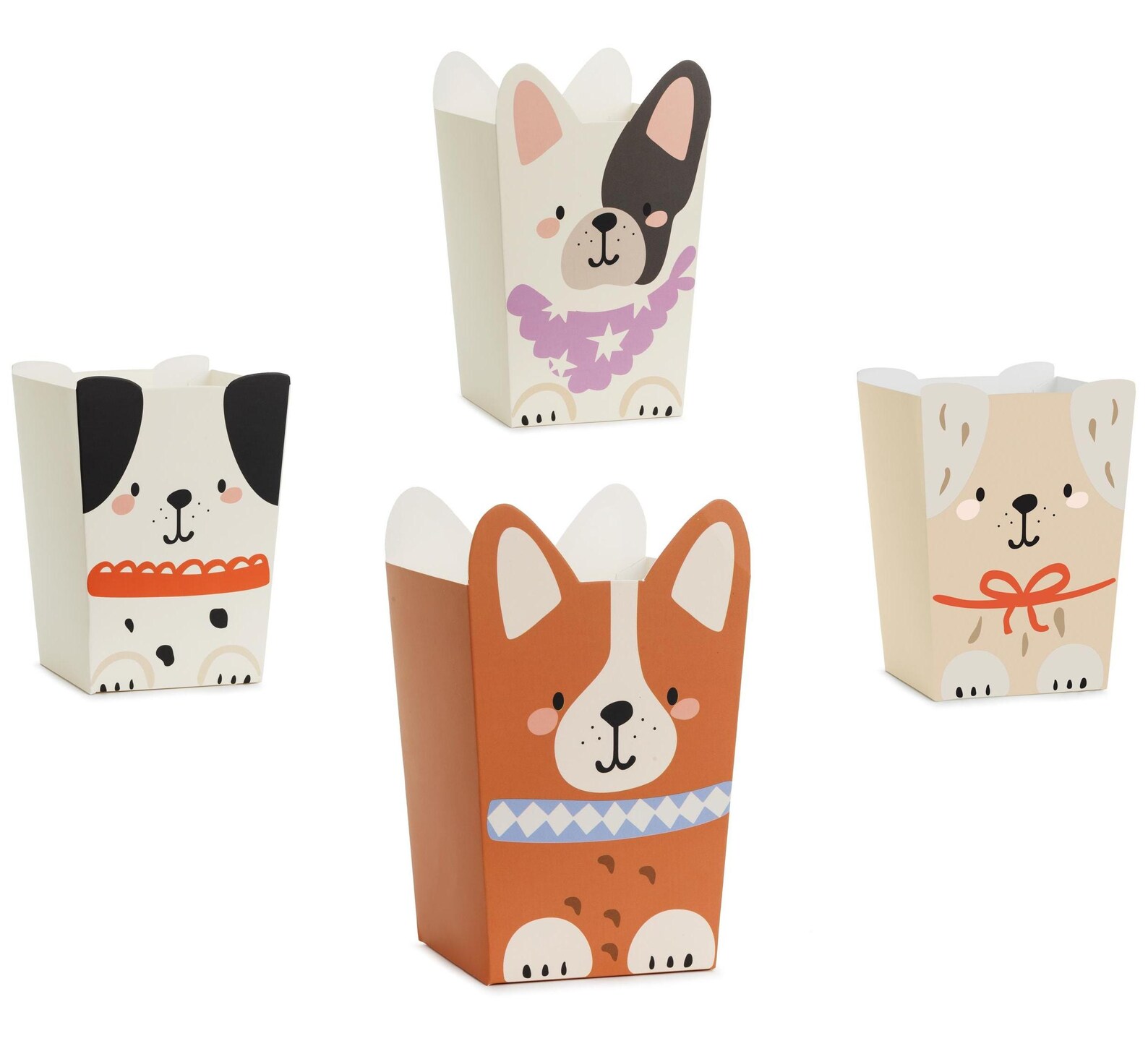 DOG COLLECTION - Snack Boxes, Dogs, Birthday, Children's Buffet, Set of ...