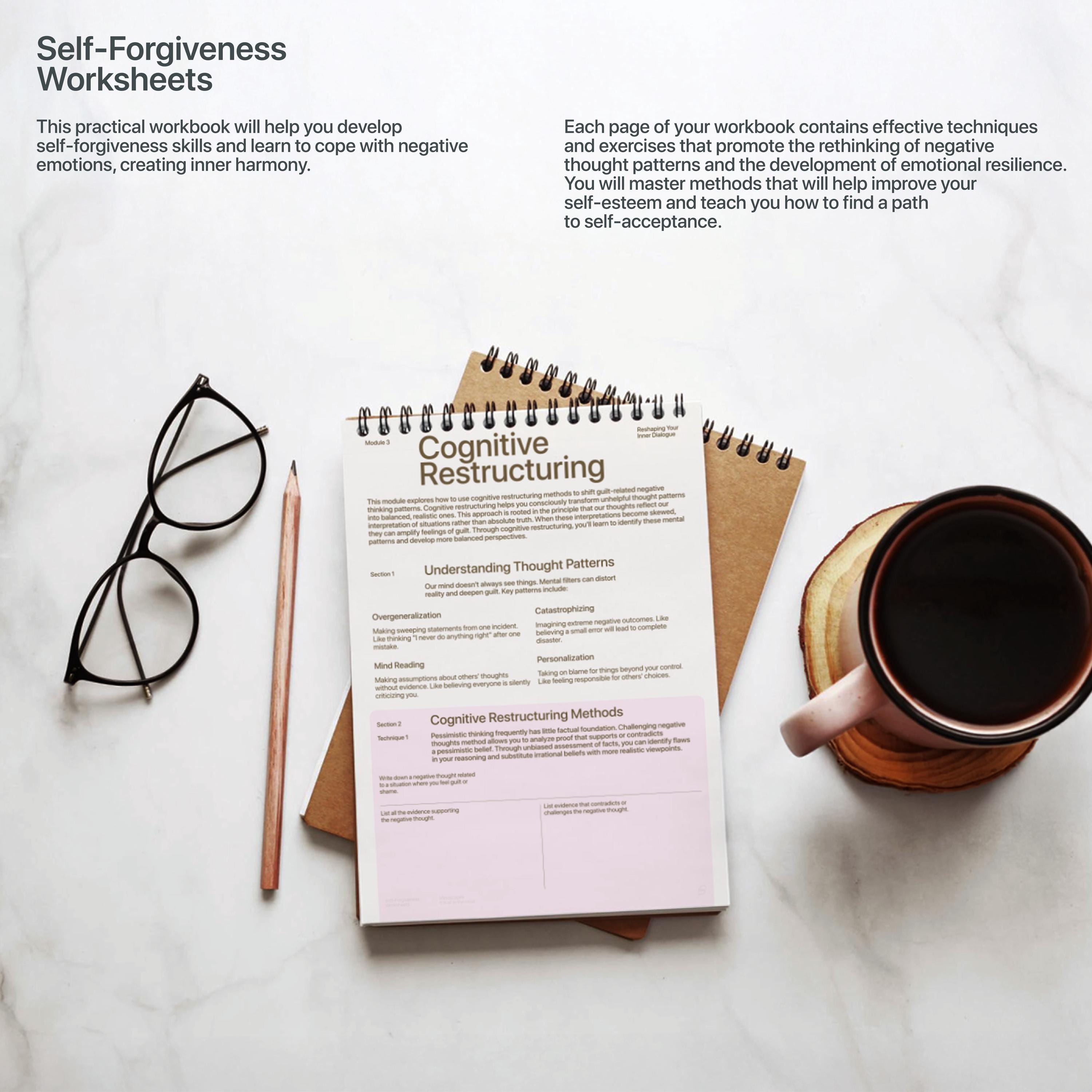 Self-worth Bundle | Therapy | Self-compassion | Self-forgiveness | Self ...