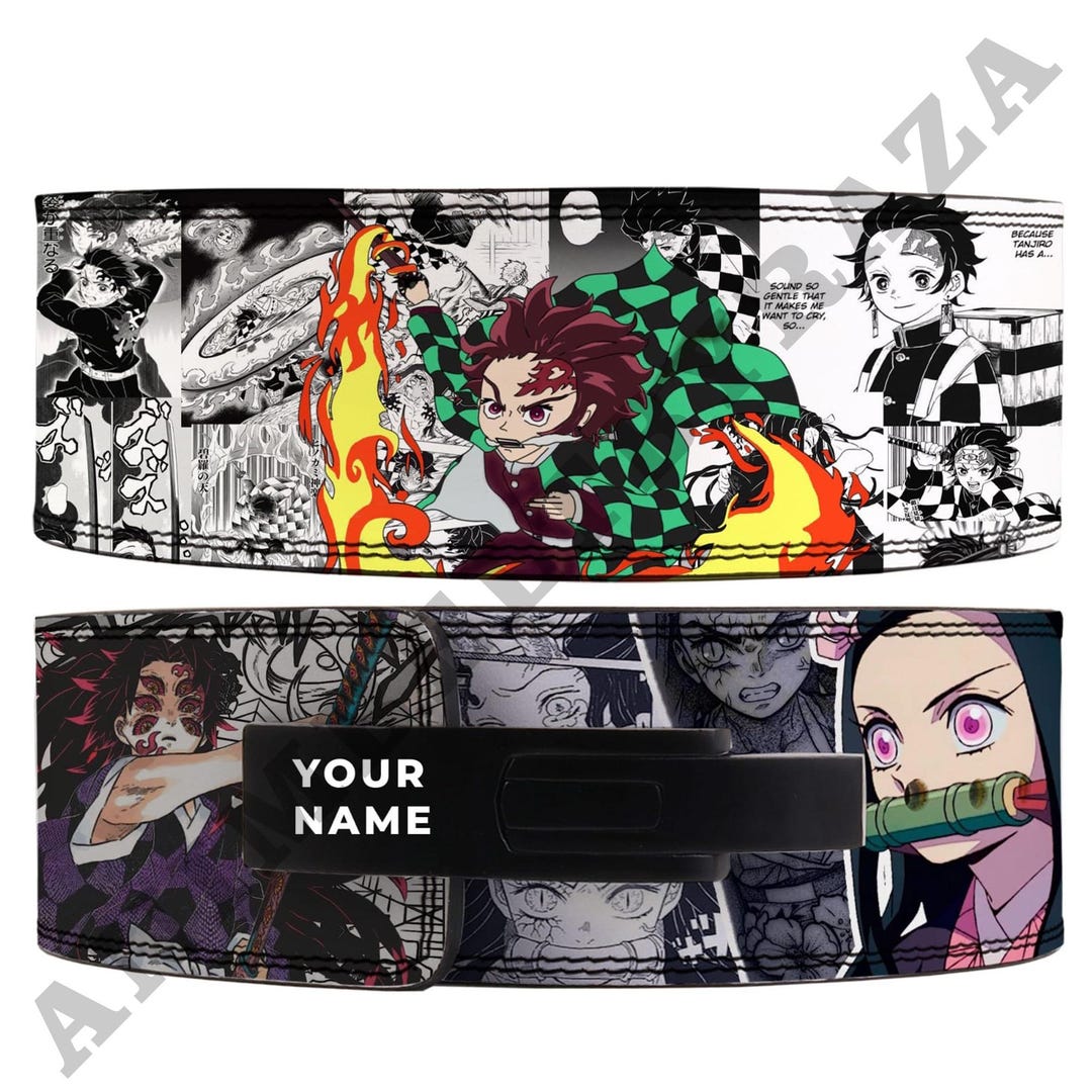 Tanjiro Demon Slayer Lever Lifting Anime Belt Anime Gym Belt Tanjiro ...