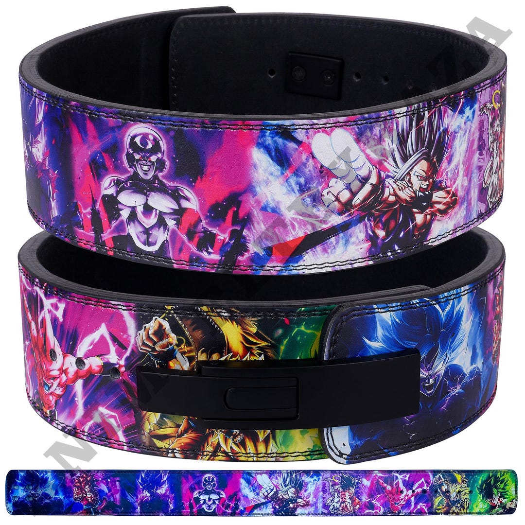 Dragon Ball Z Goku Anime Lever Belt Powerlifting Belt Goku Lever ...