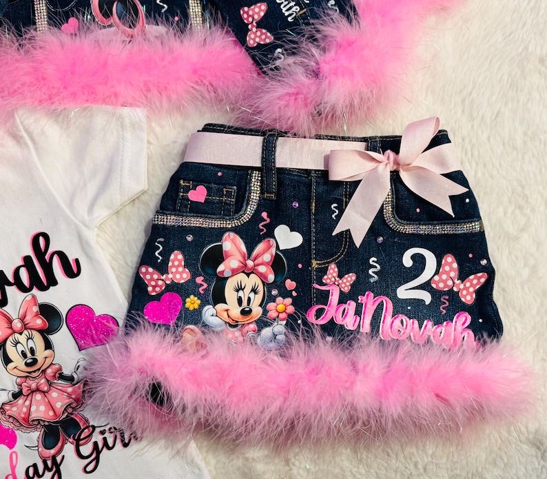 Custom Minnie Mouse Outfit - Etsy