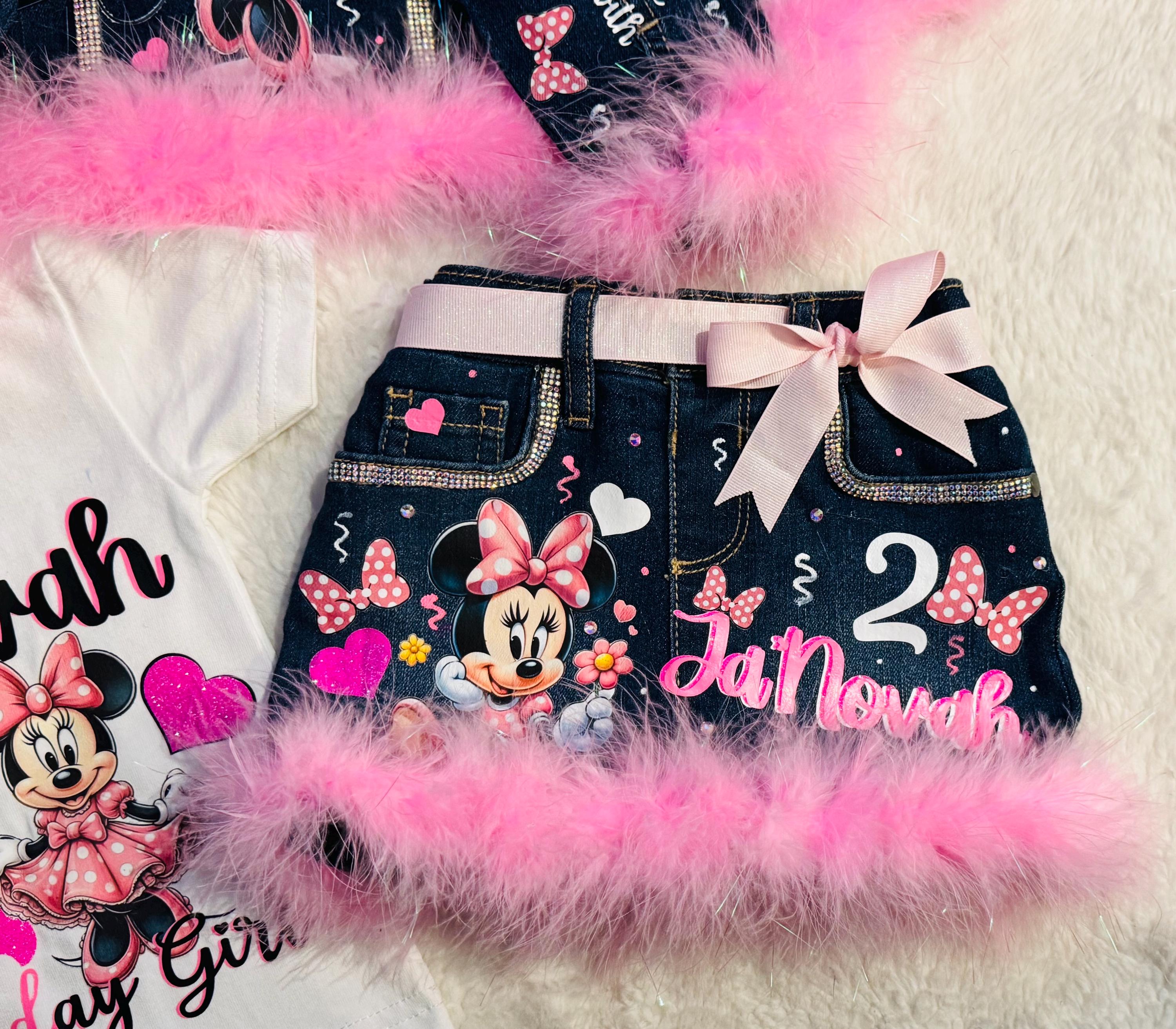Custom Minnie Mouse Outfit - Etsy