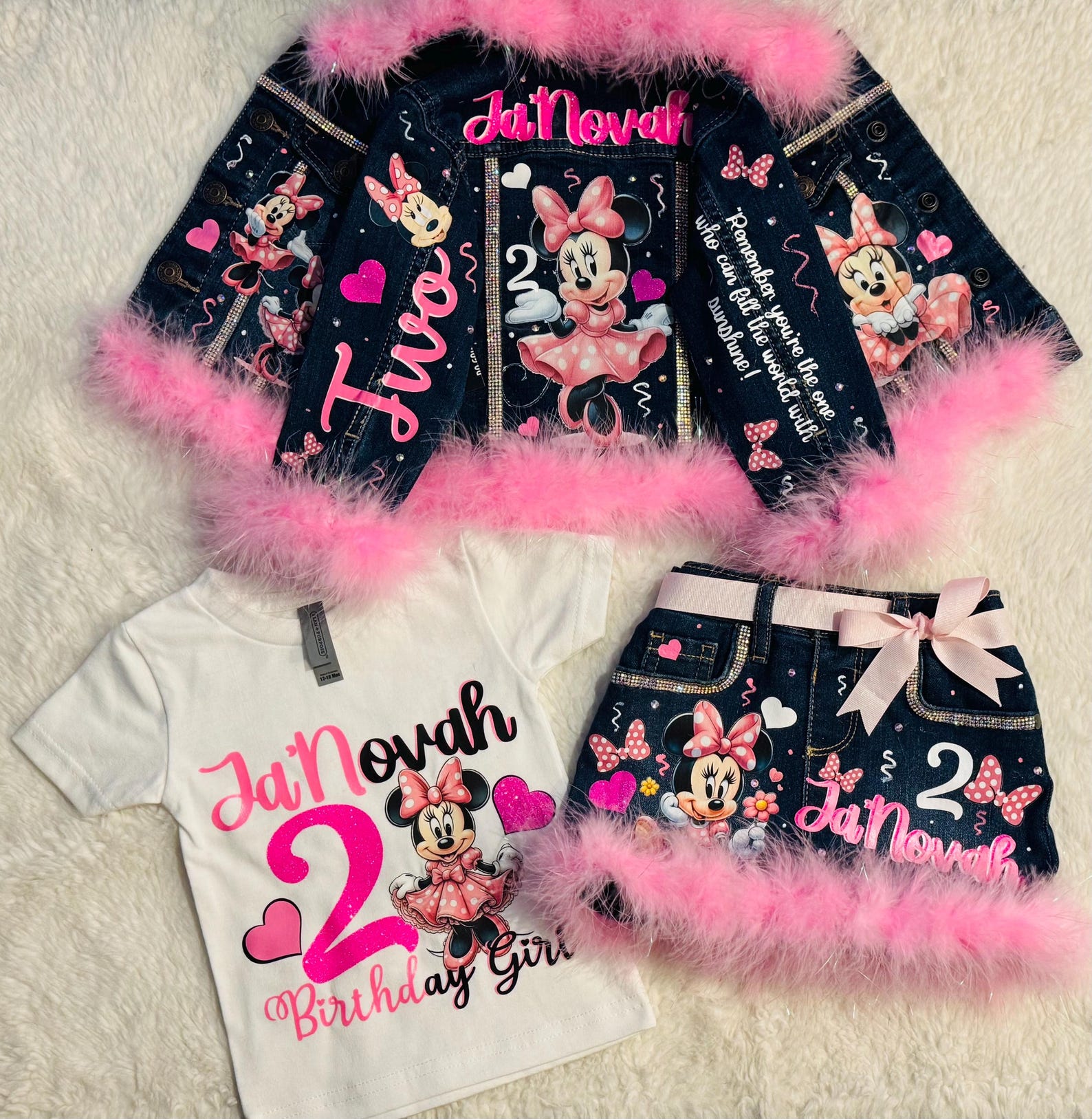 Custom Minnie Mouse Outfit - Etsy