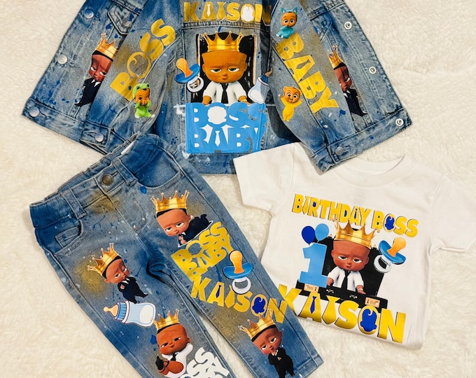 Custom Boss Baby, Family Birthday Shirts, Character Shirts, the Boss ...