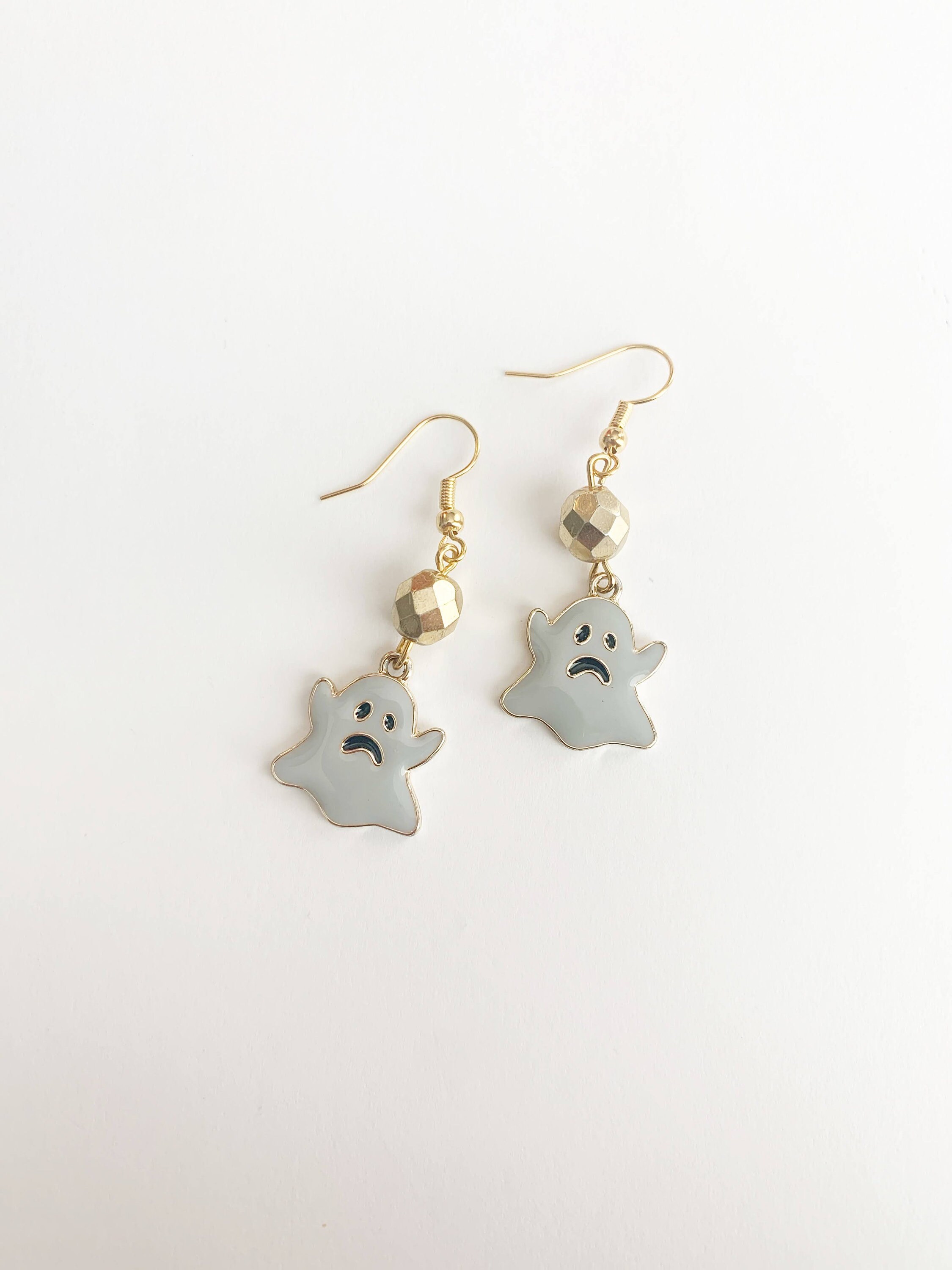 Ghost Earrings. Ghost Jewelry. Halloween Jewelry. Halloween | Etsy