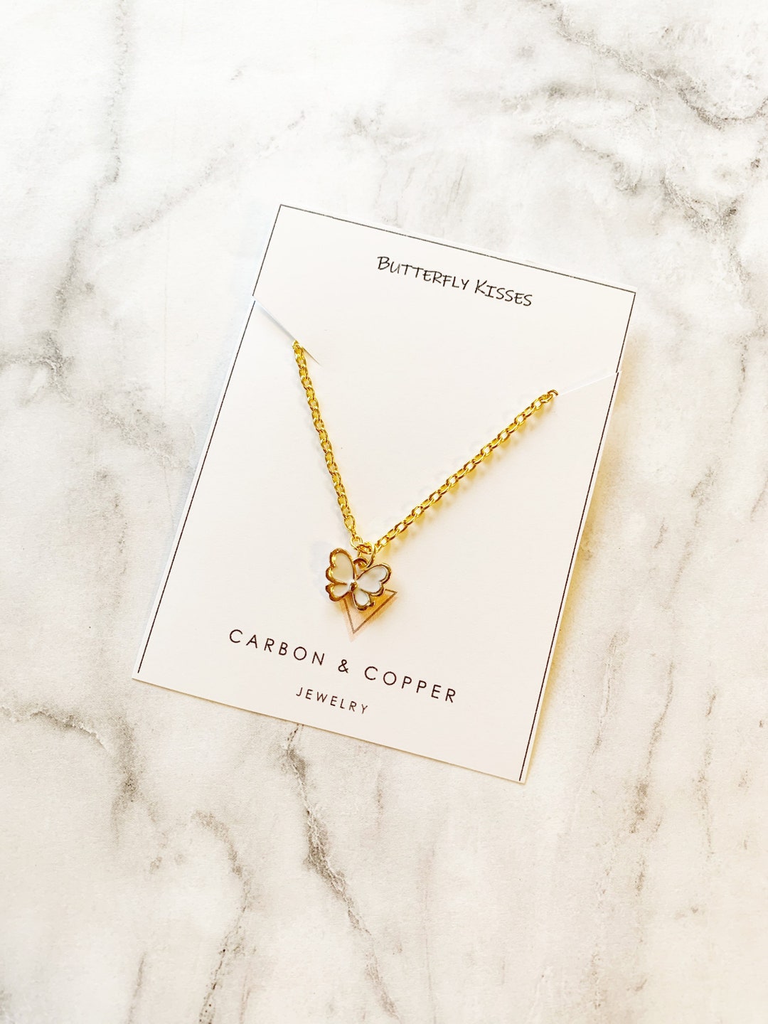 Butterfly Necklace. Dainty Butterfly Necklace. Butterfly Jewelry ...