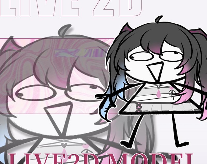 Live2DModel Snow Leopard [Modelo Vtuber prediseñado/TOTALMENTE EQUIPADO ...