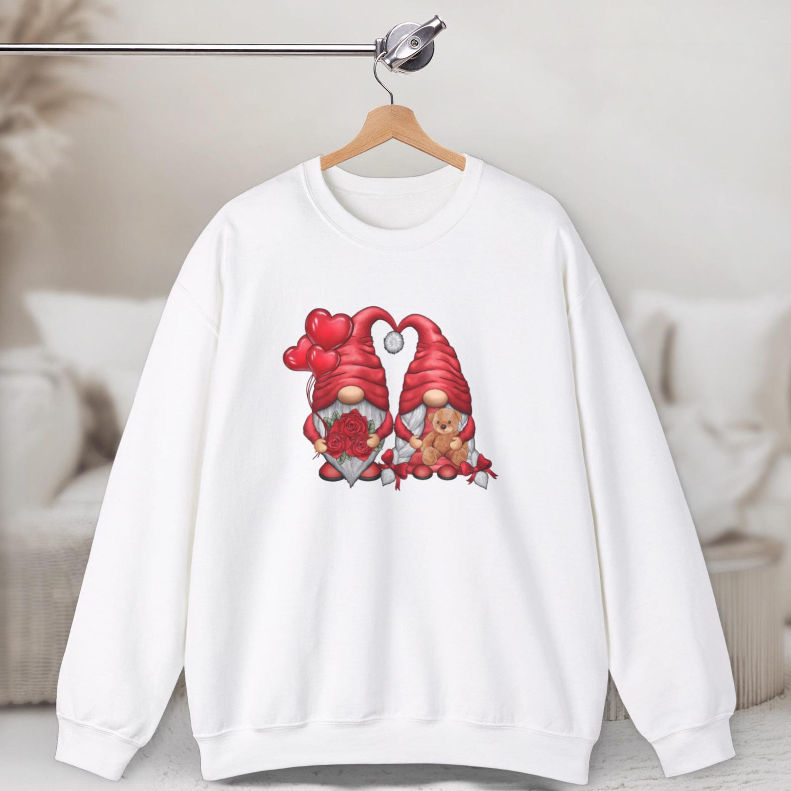 Love Sweatshirt, Cute Family Unisex Crewneck, Valentine's Day Sweater ...