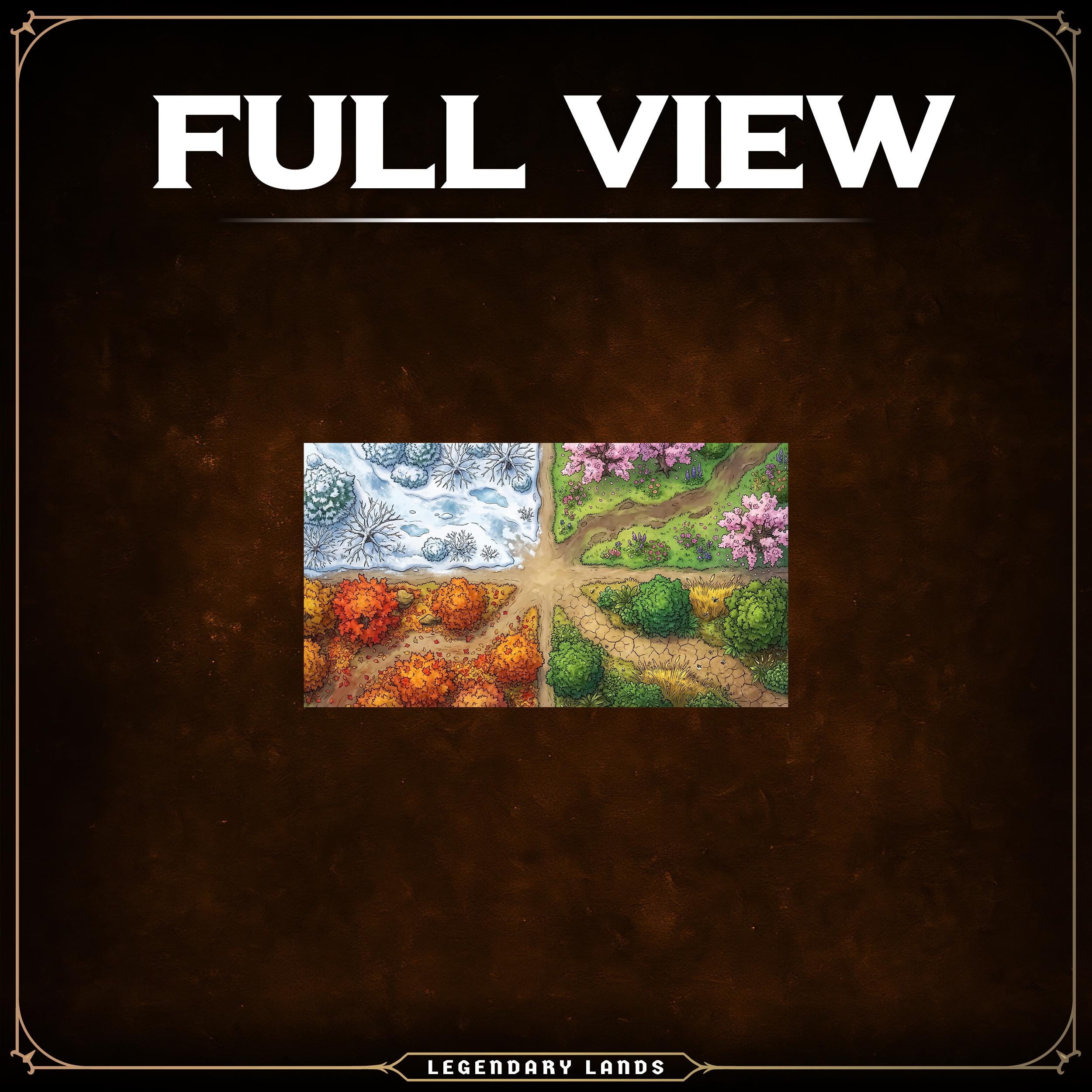 Four Seasons Crossroads Dnd Battlemap | TTRPG Map Compatible With ...