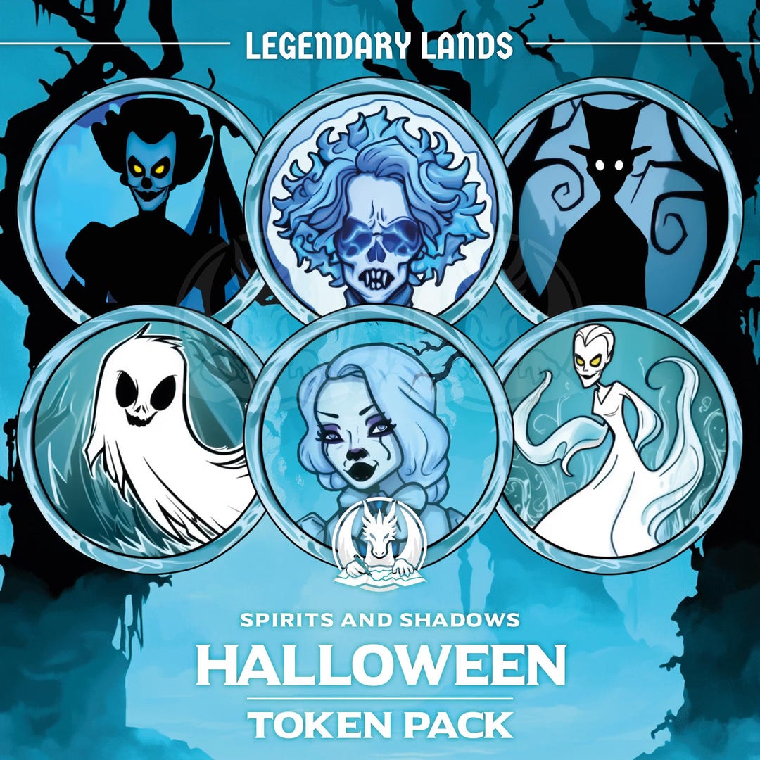 Dnd Token Halloween Haunts and Horrors | 6 Halloween Token, Scary RPG ...