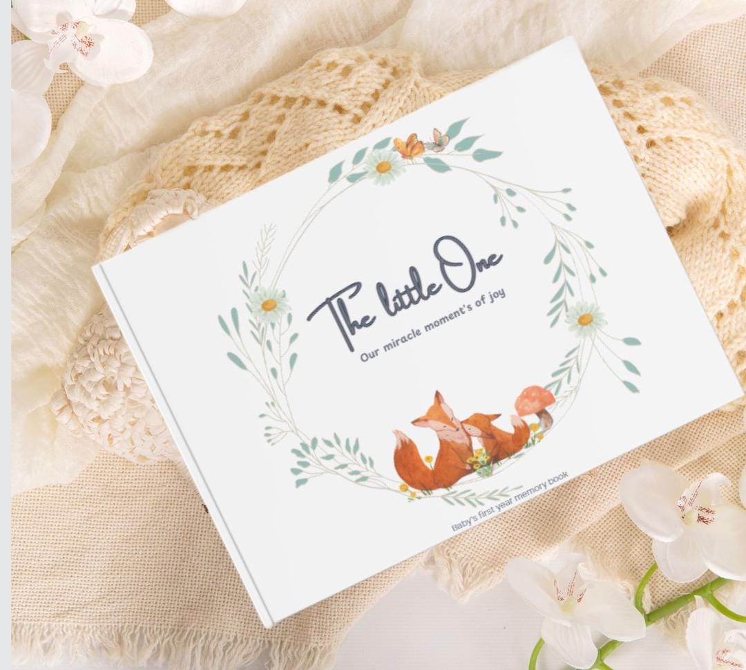 The Little One, My Baby Book - Baby's First Year Memory Book and ...