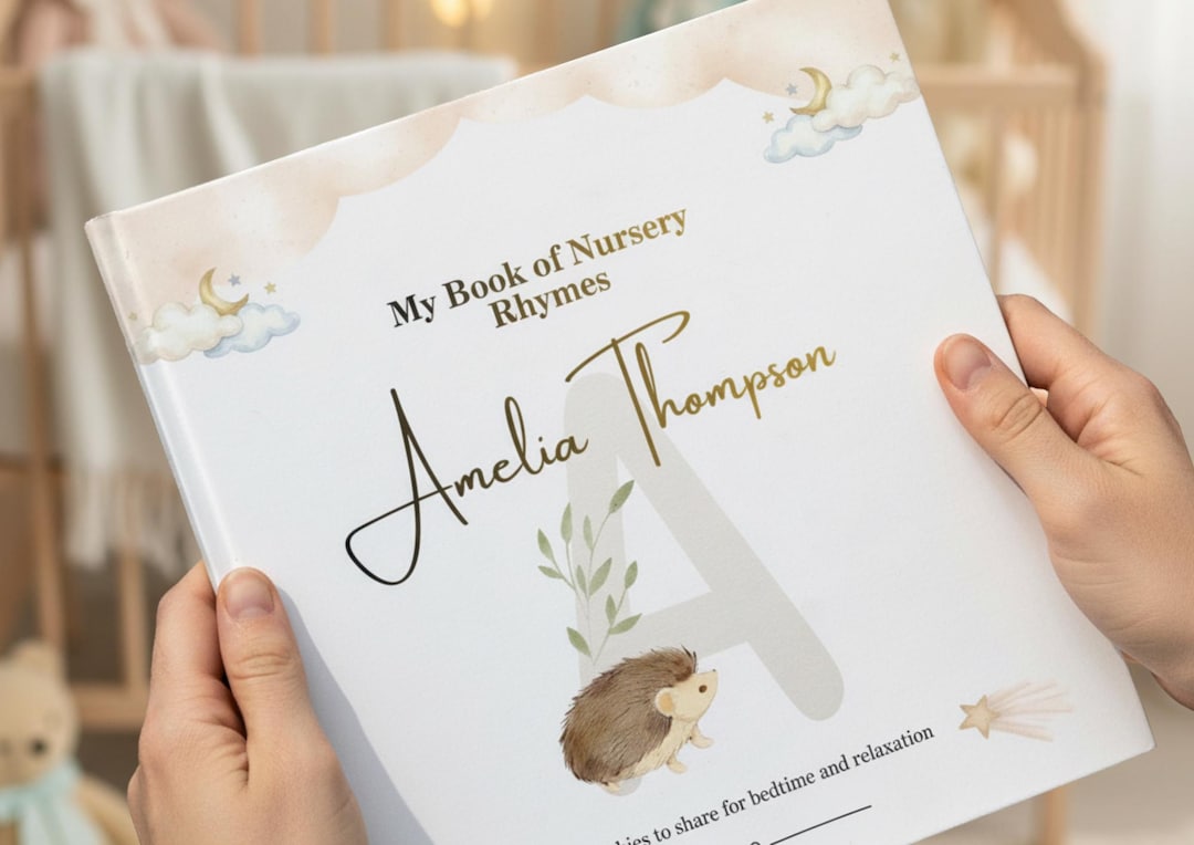 Personalised Nursery Rhyme Book – Baby Keepsake Gift - Etsy