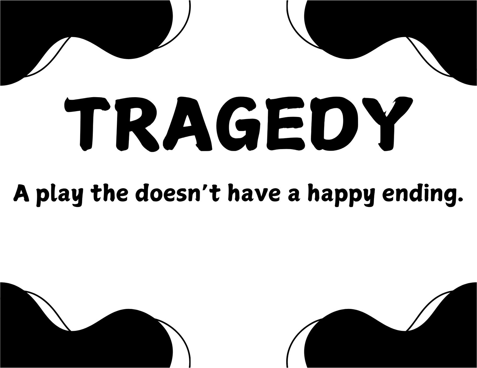 Theatre Key Terms Poster Set - Etsy