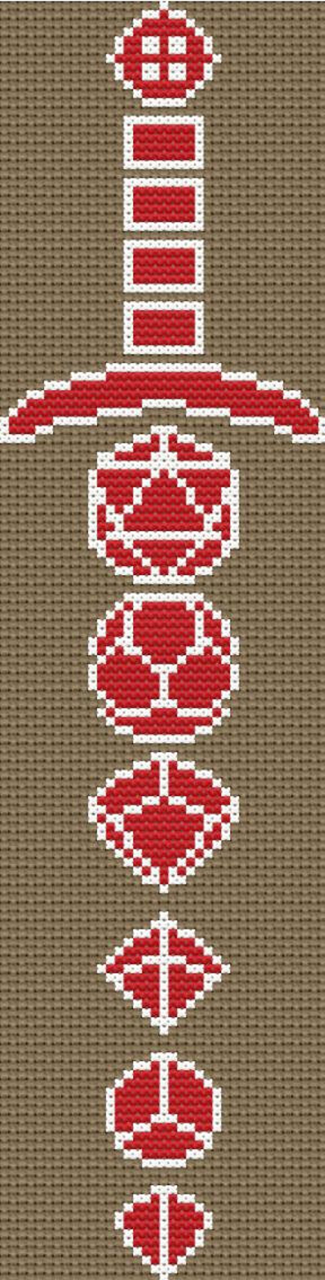 DND Dice Sword Cross Stitch Pattern - Etsy