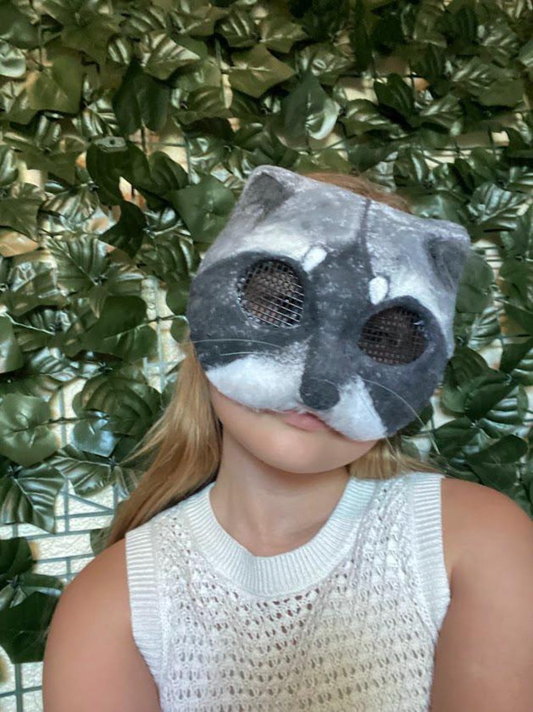 Racoon Therian Mask Handmade - Etsy