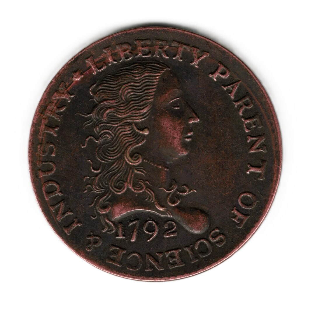 1792 Birch Cent Pattern - Copy of Coin - Etsy