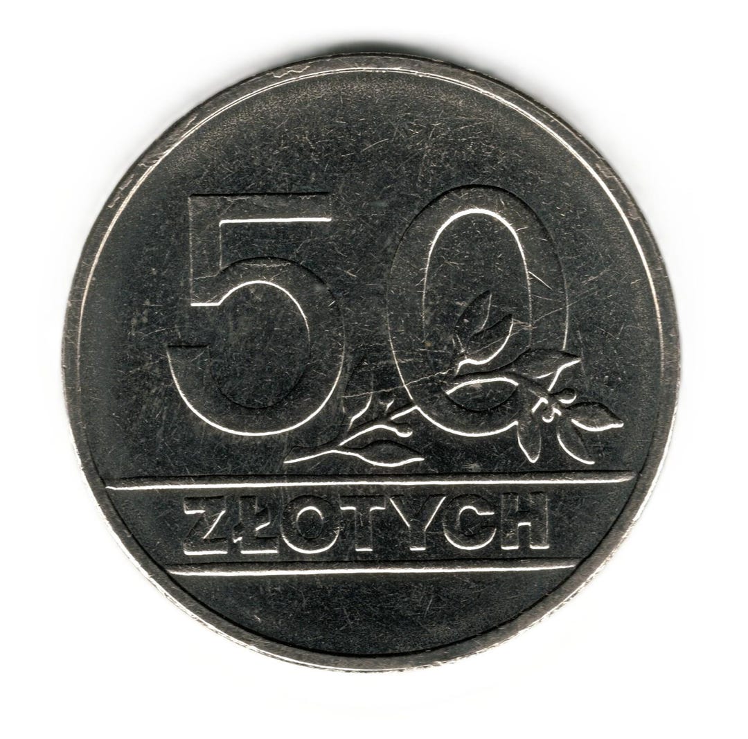 1990 Poland 50 Zl Coin - Etsy